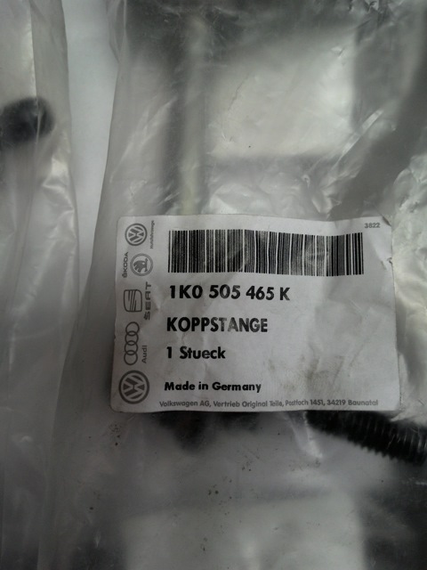 1K0505465K ТЯГА СТАБИЛИЗАТОРА ЗАДНЕЙ ПОДВЕСКИ / AUDI, SEAT, SKODA, VW ...