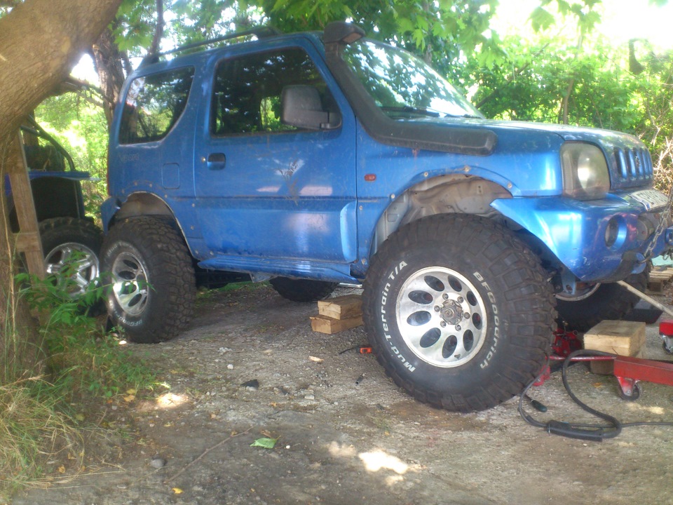 Axles are on — Suzuki Jimny (1G), 2 л, 2004 года | фотография | DRIVE2