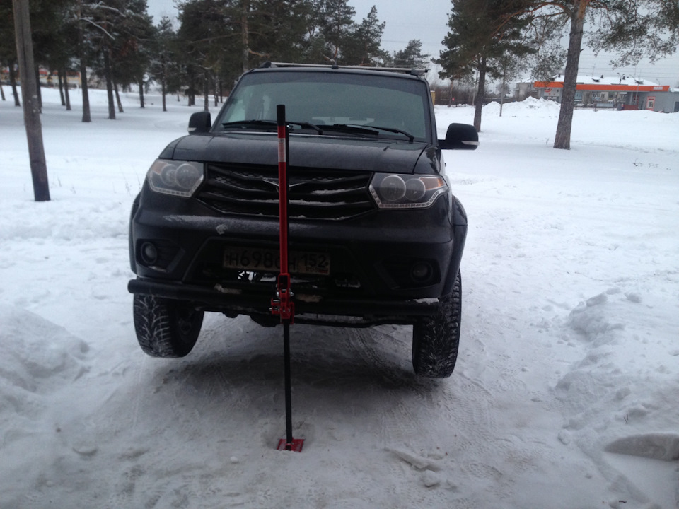 Хайджек redBTR 155см — УАЗ Patriot, 2,7 л, 2015 года | аксессуары | DRIVE2