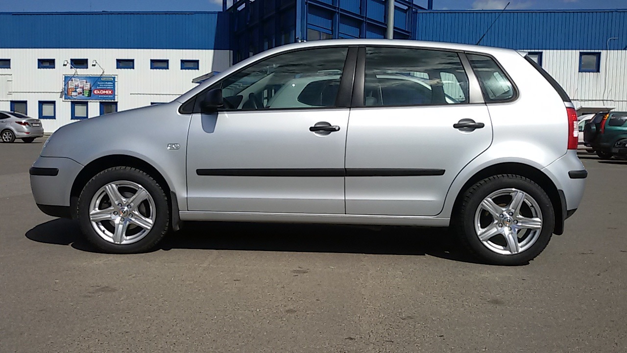 Диски — Volkswagen Polo Hatchback Mk4, 1,4 л, 2004 года | колёсные ...