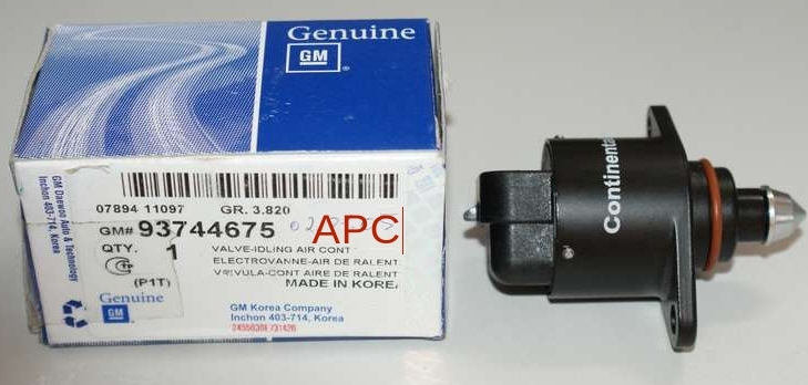 93744675 Клапан холостого хода / Daewoo, Chevrolet Aveo, Matiz, Nubira ...