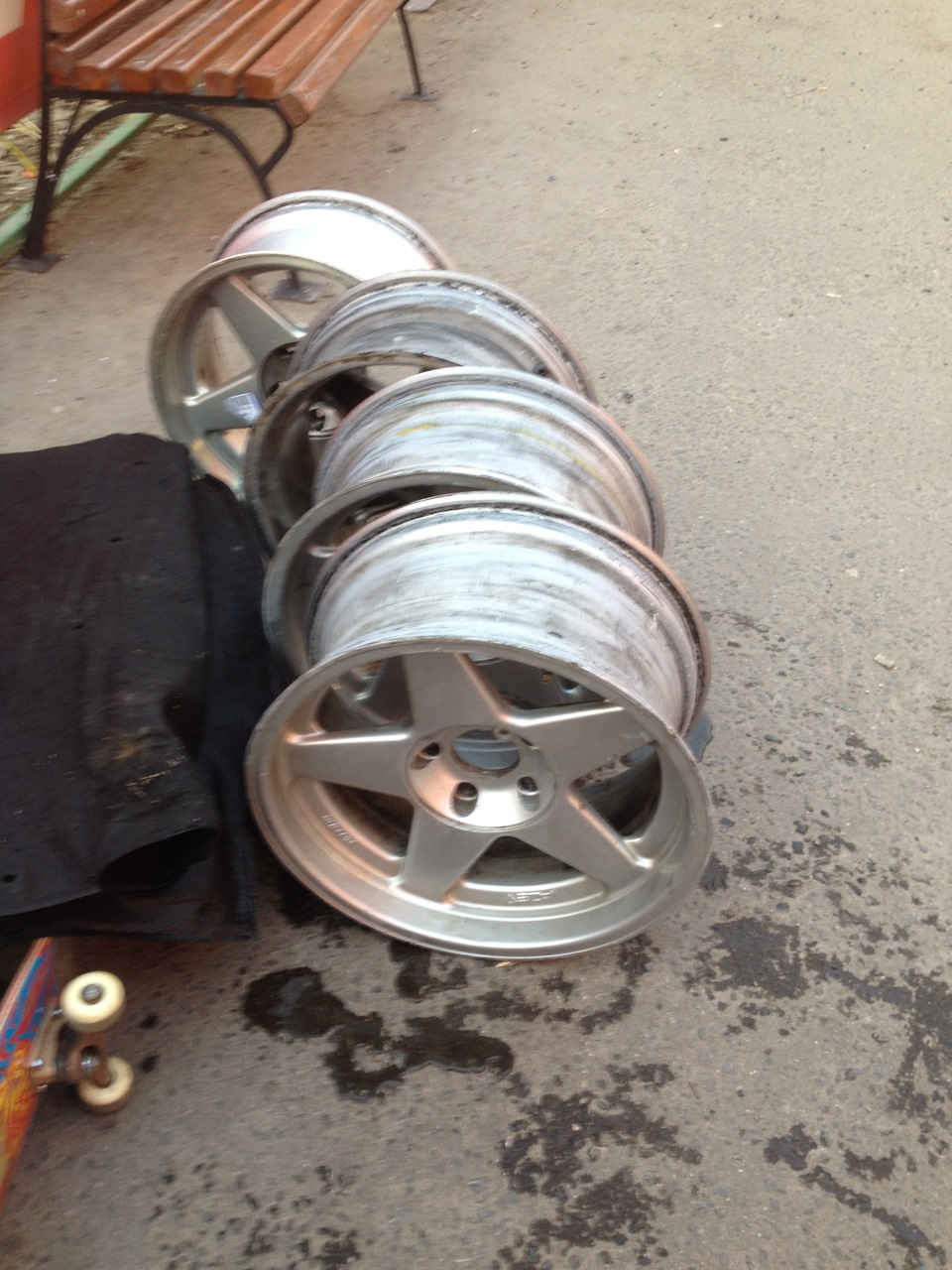 Azev Type A и занижение — BMW 5 series Touring (E34), 1,8 л, 1995 года ...