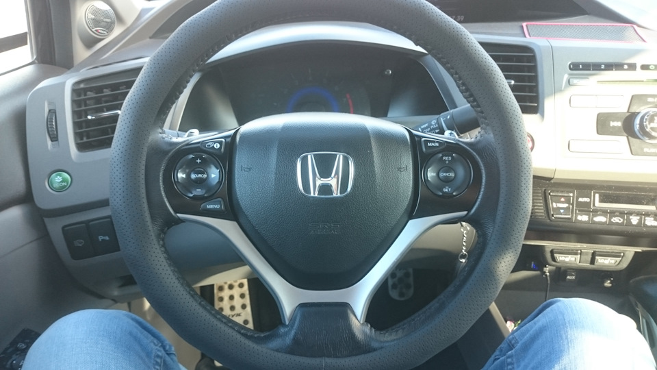 Оплётка на руль — Honda Civic 4D (9G), 1,8 л, 2012 года | аксессуары ...