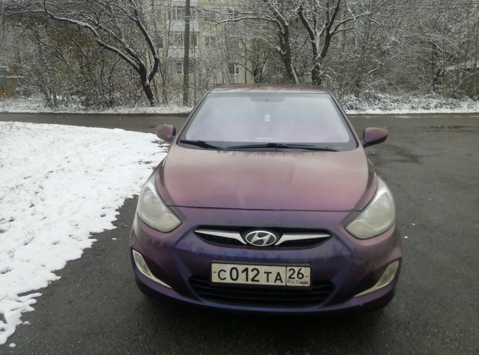 Тонировка — Hyundai Solaris Hatchback, 1,6 л, 2011 года | тюнинг | DRIVE2
