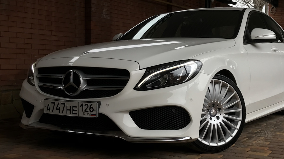Maybach Wheels 19" на месте — Mercedes-Benz C-Class (W205), 1,6 л, 2015 ...