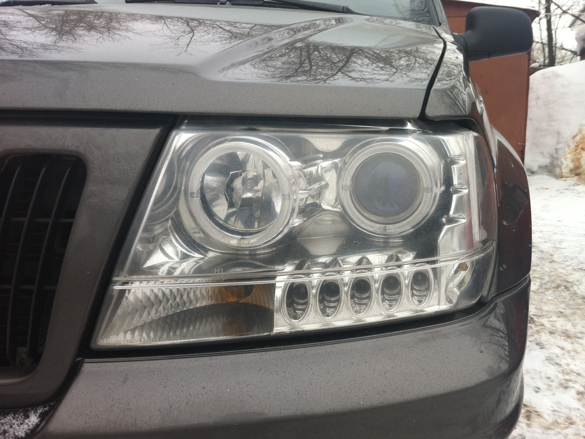 Передние и задние фонари — Jeep Grand Cherokee (WJ), 4,7 л, 2000 года ...
