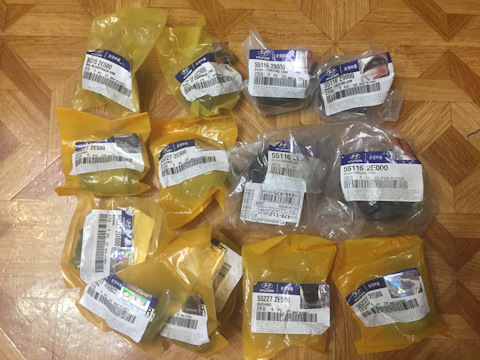 5511629000 Втулка подвески KIA HYUNDAI | Запчасти на DRIVE2