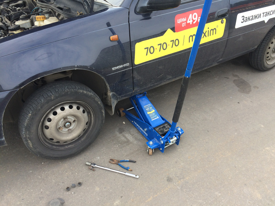Ревизия задних тормозов и новая б/у липучка — Daewoo Nexia (N150), 1,6 ...