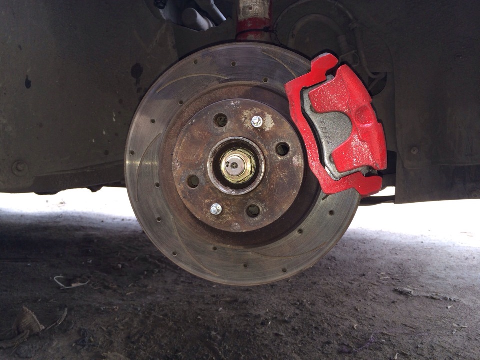 29. Тормозные диски Trialli + колодки Hankook Frixa S1 — Lada Приора ...