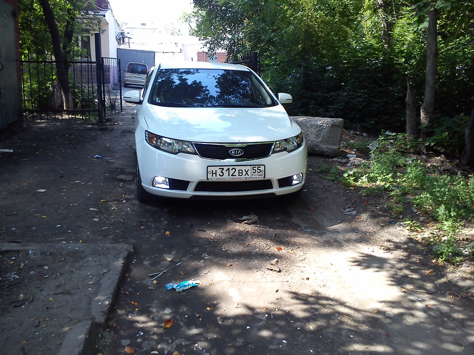 установка птф — KIA Cerato (2G), 1,6 л, 2012 года | стайлинг | DRIVE2