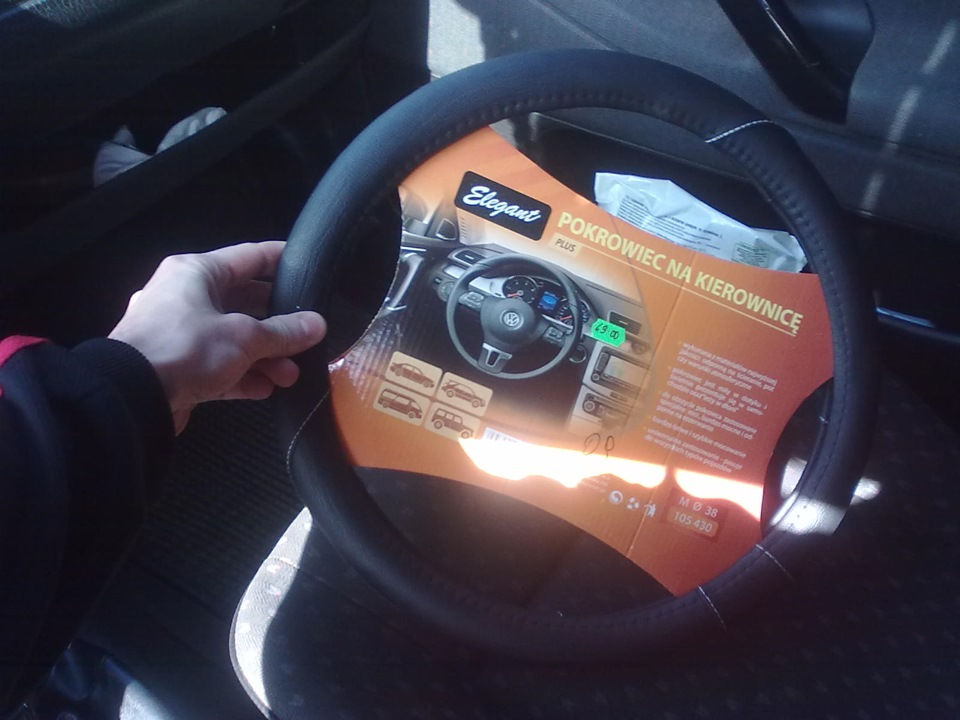 Чехол на руль — Volkswagen Passat B4 2 л 1995 года аксессуары Drive2