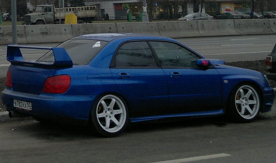 D2 STREET+TE37 — Subaru Impreza WRX STI (GD), 2 л, 2004 года | тюнинг ...