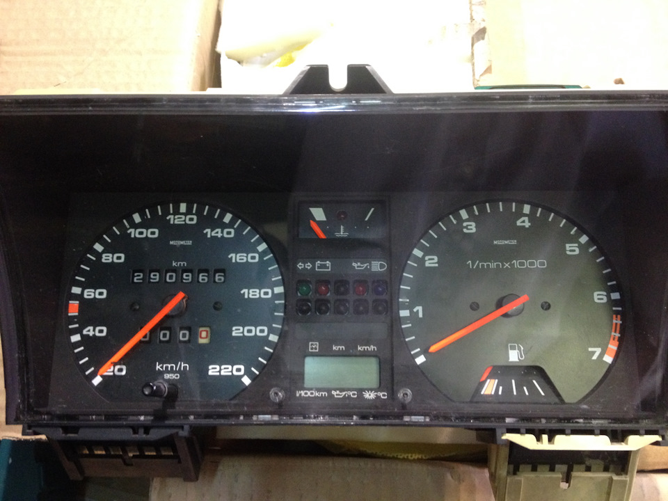 Распиновка дорестайл приборки Motometer — Volkswagen Golf Mk2, 2 л ...