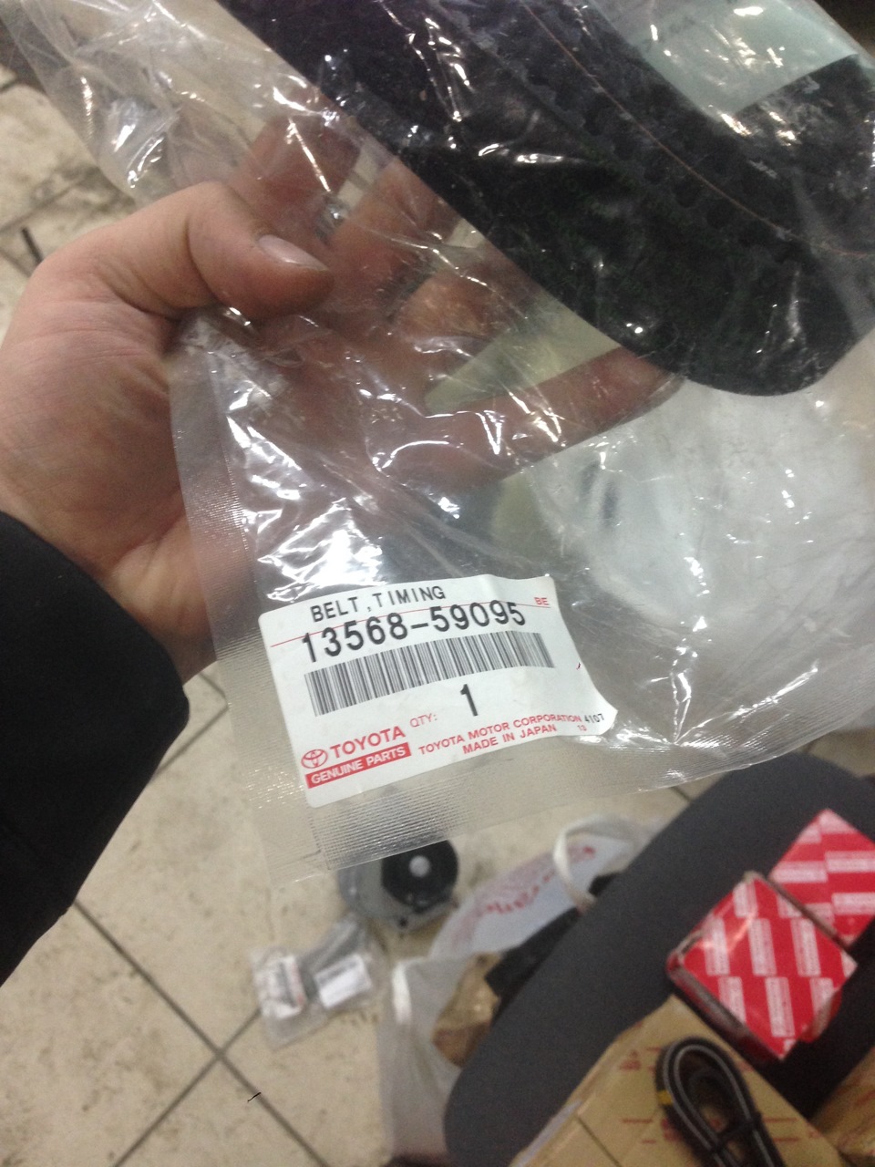 1356859095 РЕМЕНЬ ГРМ TOYOTA LEXUS | Запчасти на DRIVE2