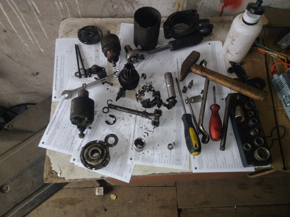 Восстановление стартера — Volkswagen Passat B3, 2 л, 1992 года | своими ...