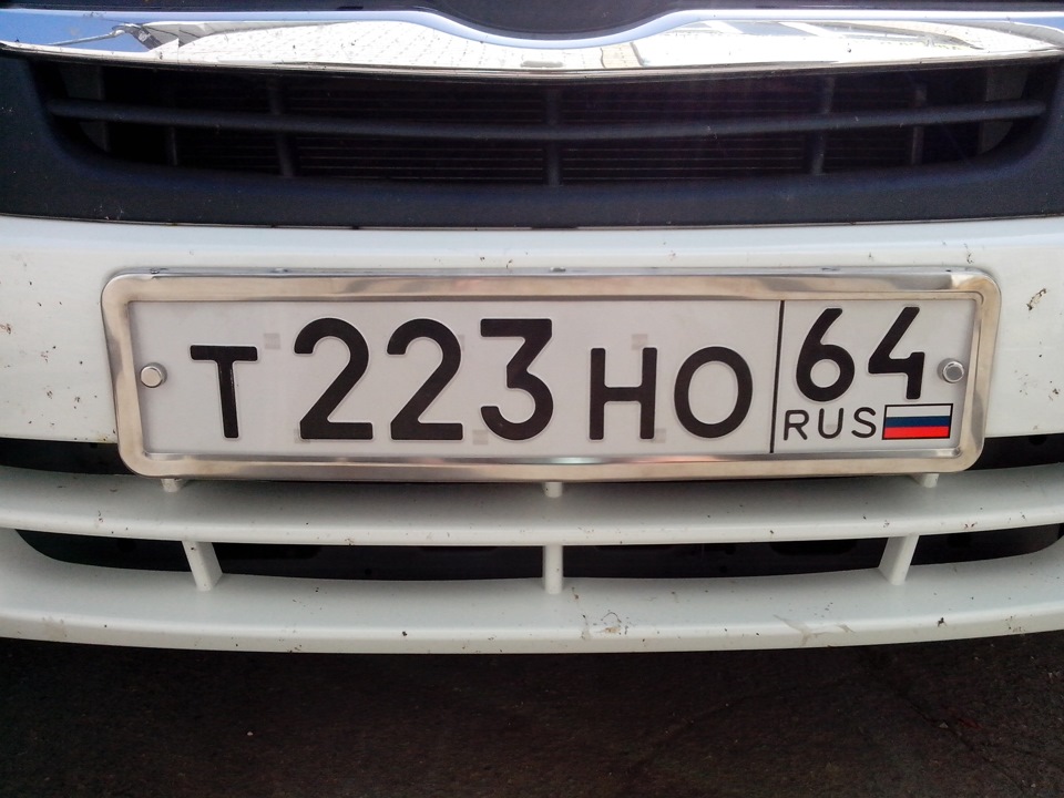 реснички и рамки на номера — Lada Гранта (1G), 1,6 л, 2013 года ...