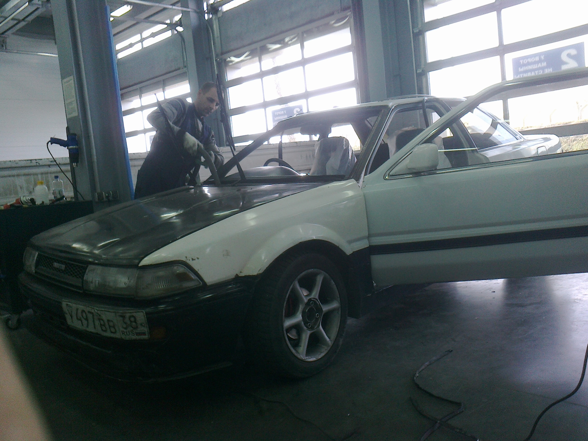 Замена ЛОБОВОГО) — Toyota Corolla Levin (AE91/92), 1,5 л, 1989 года | кузовной ремонт | DRIVE2