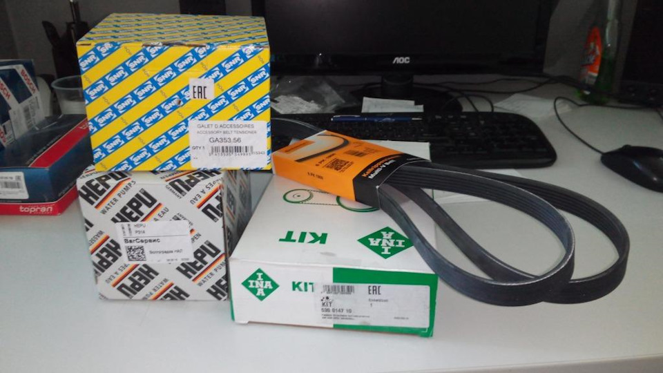 GA35356 Ролик натяжной/обводной NTN-SNR | Запчасти на DRIVE2