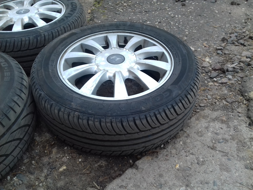 Покупка пары новых летних шин — Hyundai Sonata IV (EF), 2 л, 2008 года ...