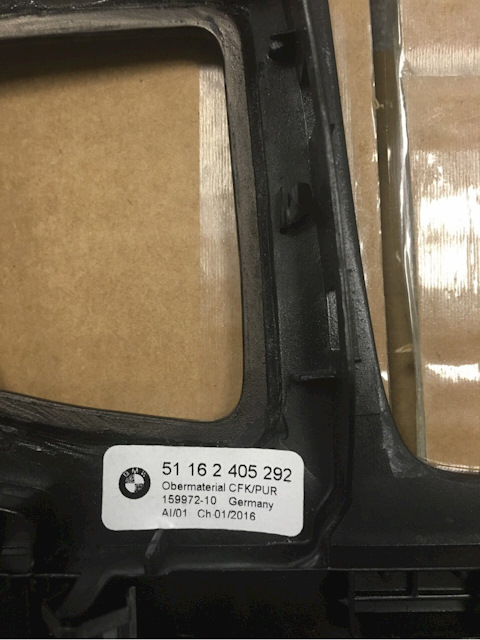 51162405292 Накладка центр. консоли Carbon BMW | Запчасти на DRIVE2