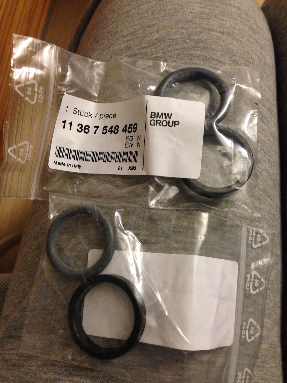 11367548459 Уплотнения электромагнитного клапана BMW | Запчасти на DRIVE2