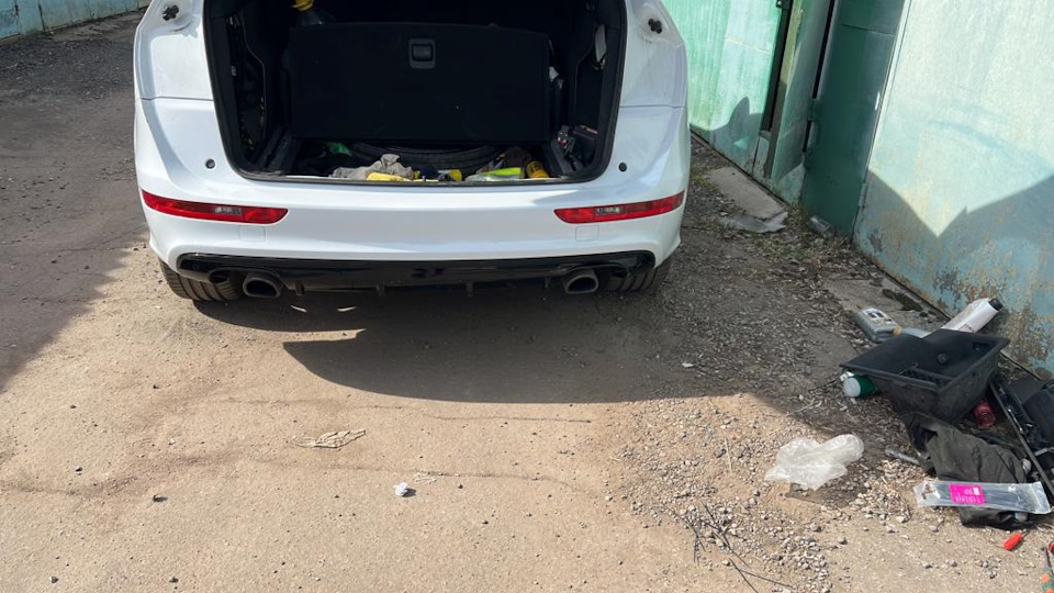 Audi Q5 8R. Наружний S-Line/SQ5, 1-й этап — Audi Q5 (1G), 2 л, 2013 ...