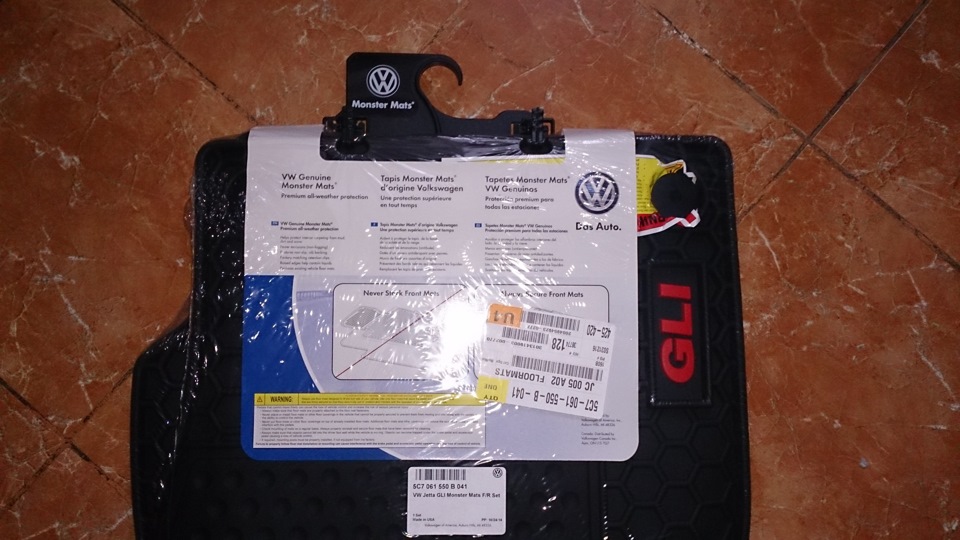 VW Jetta GLI MK6 Monster Mats — Volkswagen Jetta VI, 1,4 л, 2011 года ...