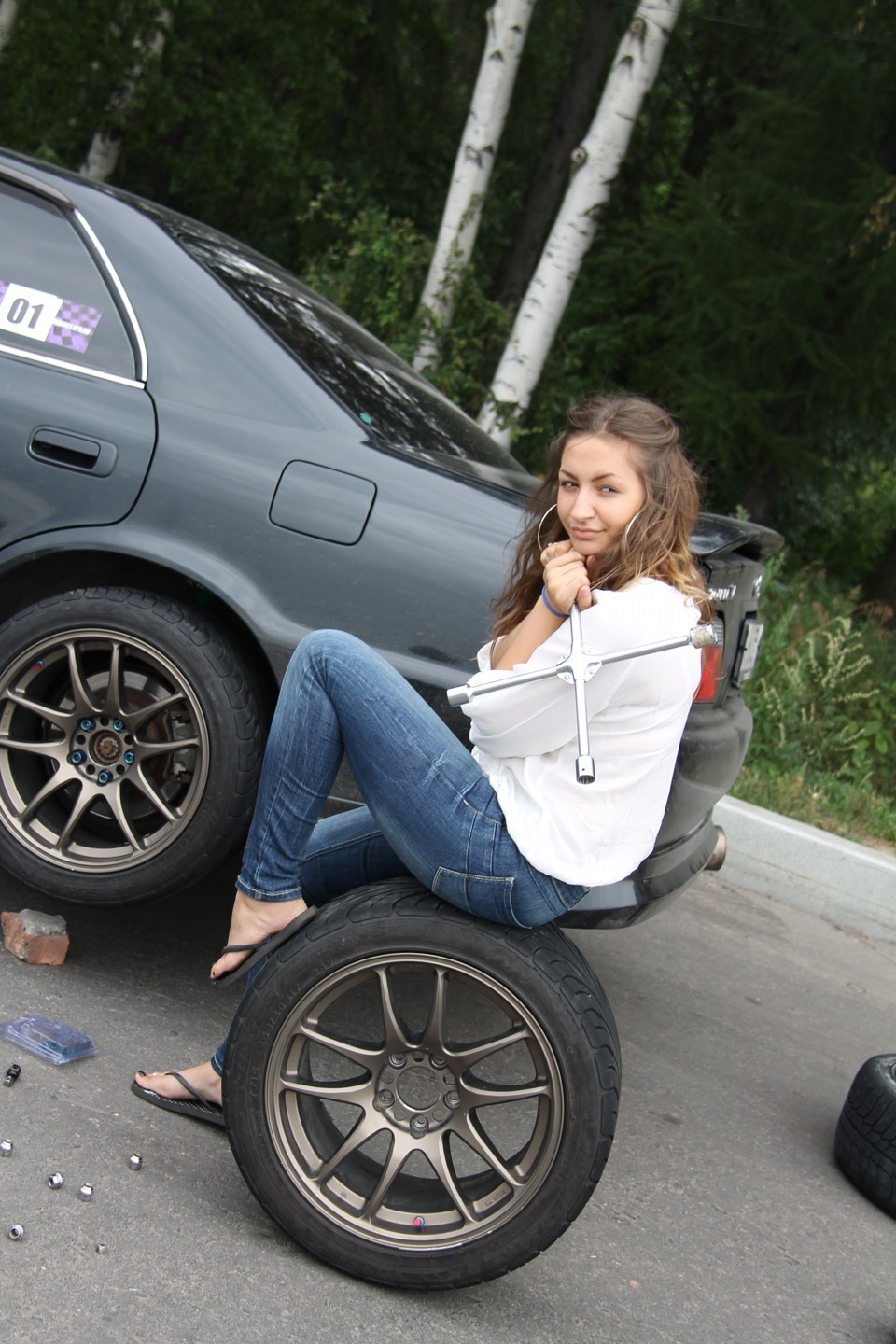 Купил новые диски Work Emotion Cr-Kai — Toyota Chaser (100), 2,5 л ...