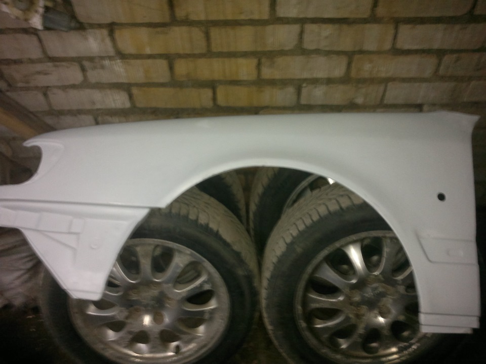 Вот и приехало крыло — Audi A6 (C4), 1,9 л, 1996 года | кузовной ремонт ...