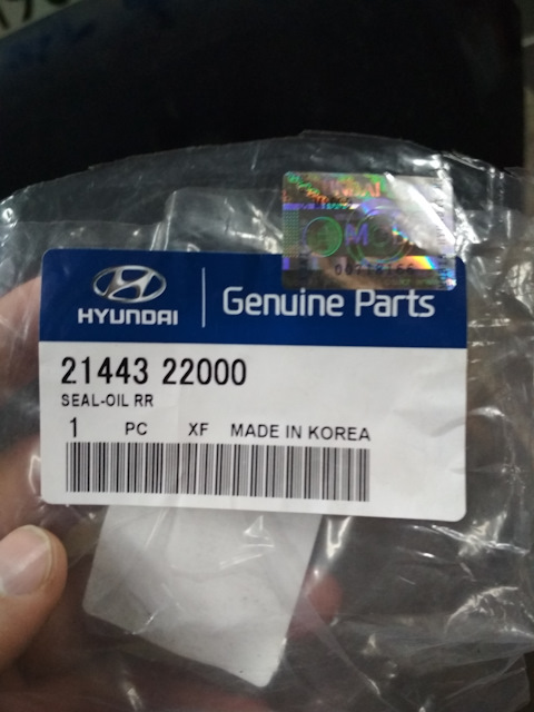 2144322000 Сальник коленвала задний KIA HYUNDAI | Запчасти на DRIVE2