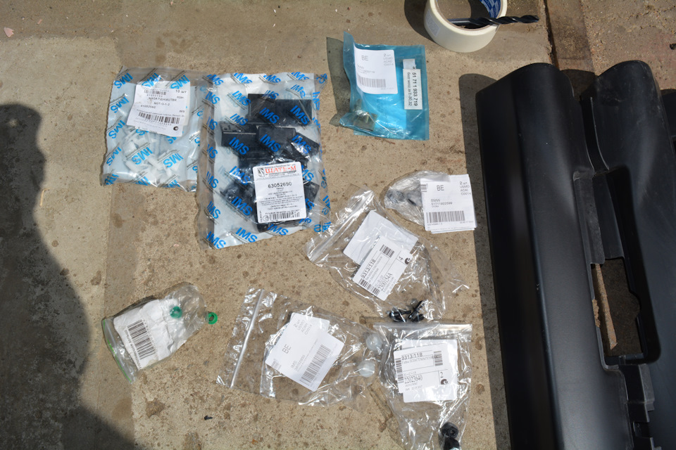 Ставим пластиковые "is" пороги. Спустя 3 года… :) — BMW 3 series Coupe ...