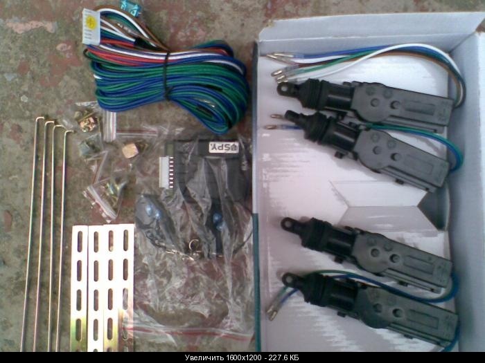 Установка центрального замка — ЗАЗ Lanos, 1,6 л, 2009 года ...