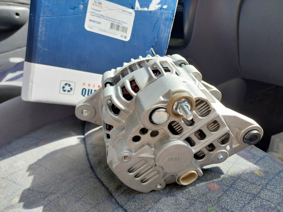 Замена генератора, аккума, датчика скорости и термостата — Daewoo Matiz ...