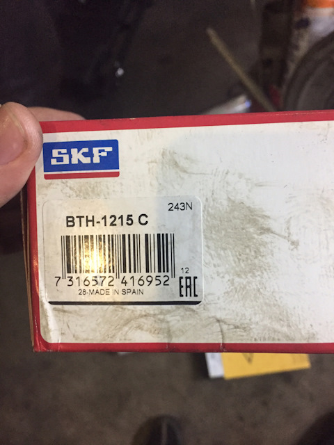 BTH1215C Подшипник ступицы передней PSA Ducato (250), Boxer 2006-> SKF | Запчасти на DRIVE2