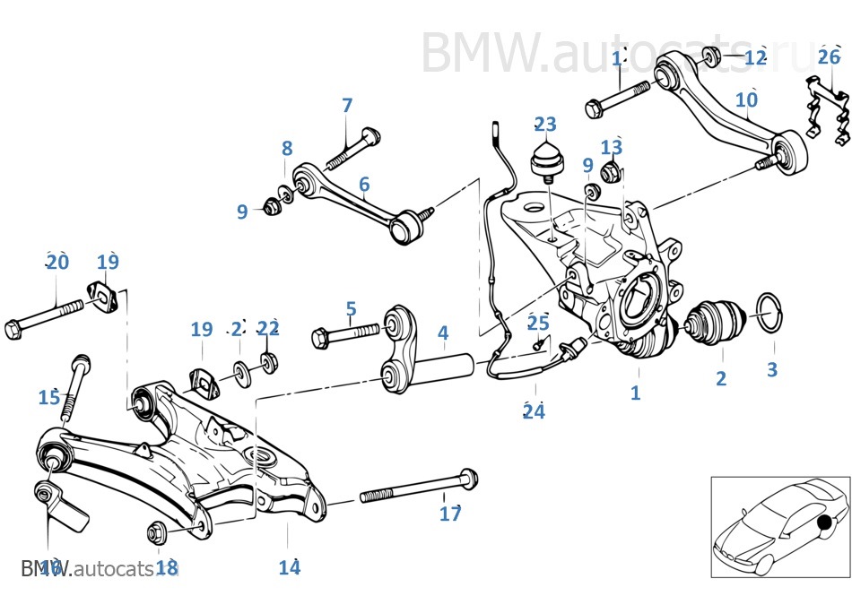 Приговорили подвеску №2 (геморрой продолжается) — BMW 5 series (E39), 2 ...