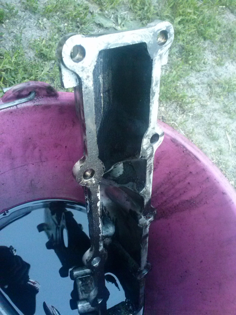 замена колечек маслоохладителя .чистка колектора и клапанная прокладка ...