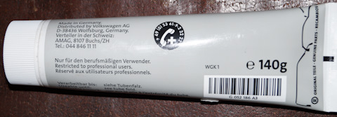 G052186A3 Смазка для трипоидного шарнира VAG | Запчасти на DRIVE2