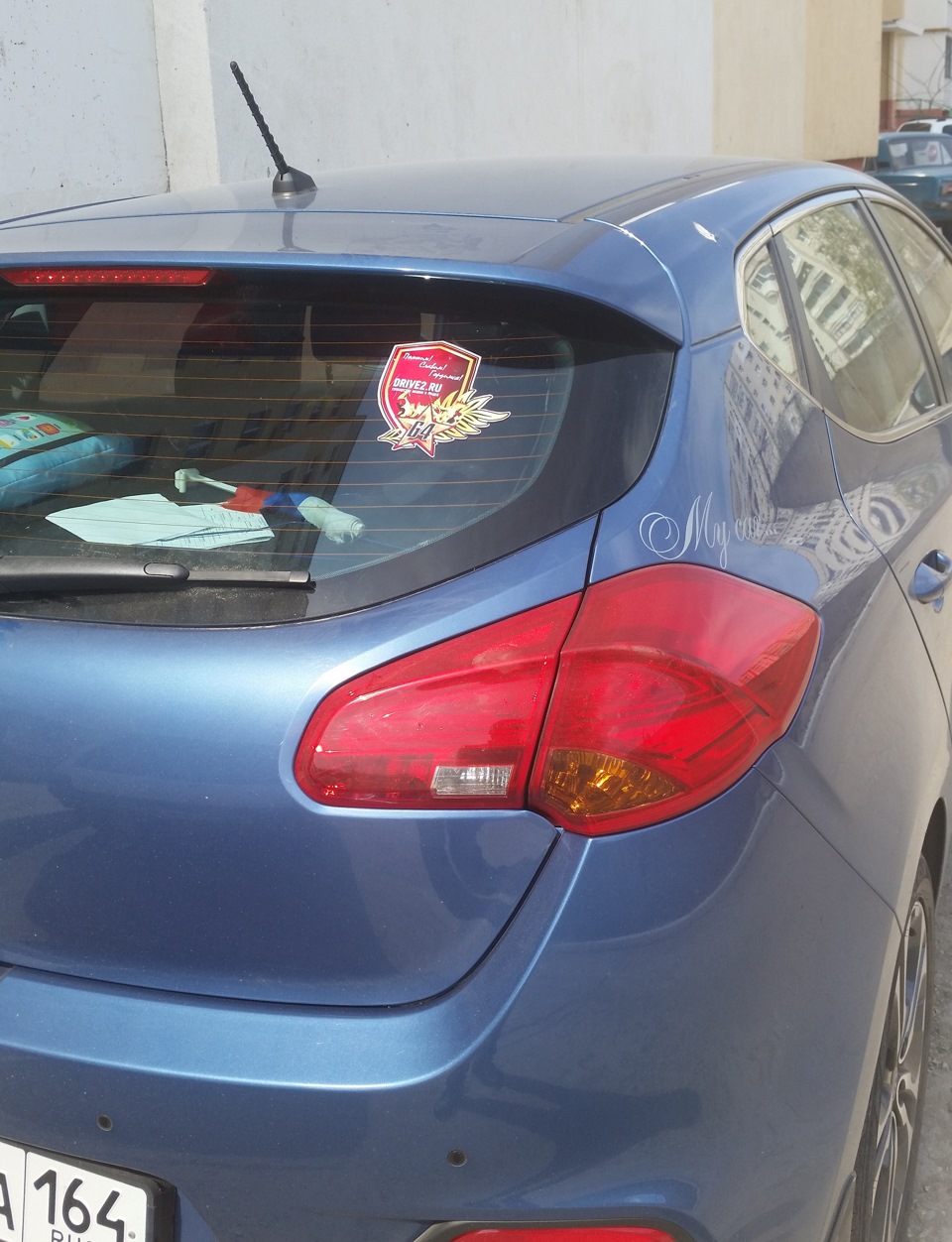 наклейка — KIA Ceed (2G), 1,6 л, 2014 года | просто так | DRIVE2