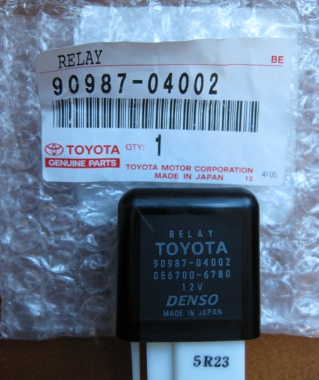 9098704002 Реле TOYOTA LEXUS | Запчасти на DRIVE2