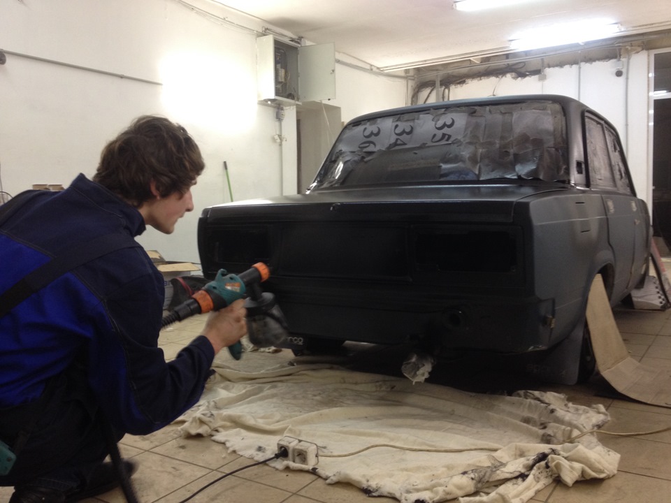 Покраска в жидкую пленку. Подложка — Lada 21073, 1,6 л, 2006 года ...