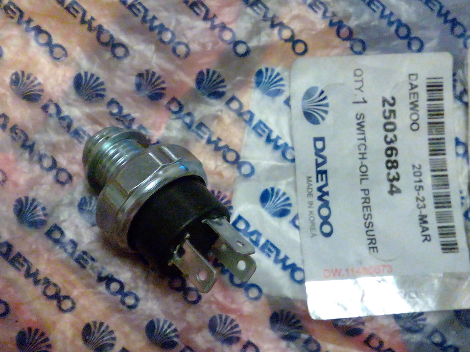 25036834 Датчик давления масла GM | Запчасти на DRIVE2