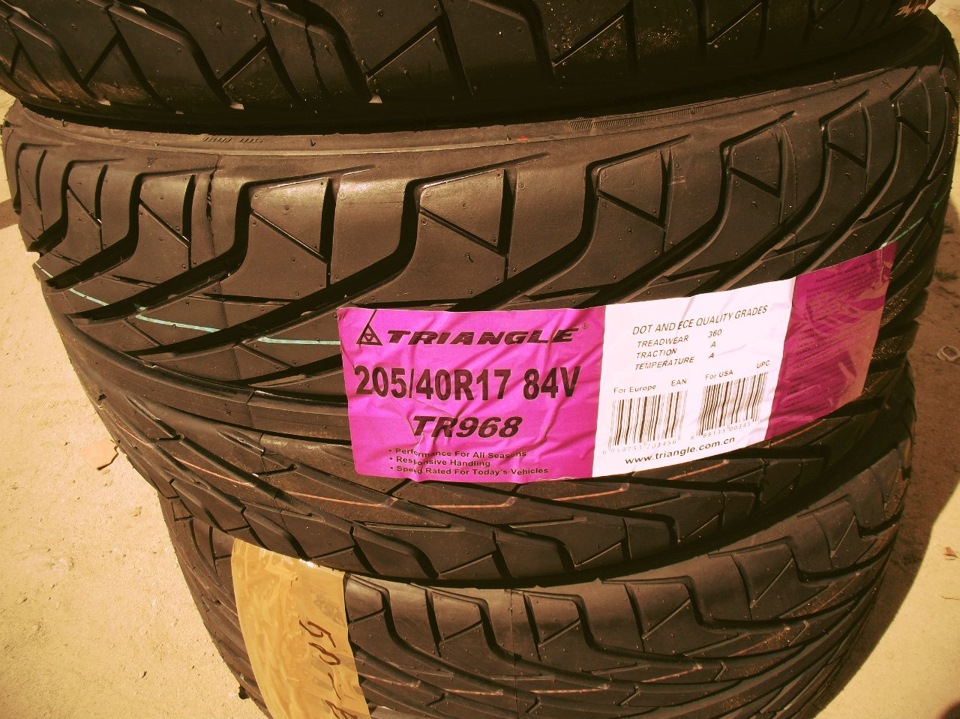 Triangle TR968 205/40/17 + з/ч — BMW 3 series Coupe (E36), 2,5 л, 1993 года | запчасти | DRIVE2