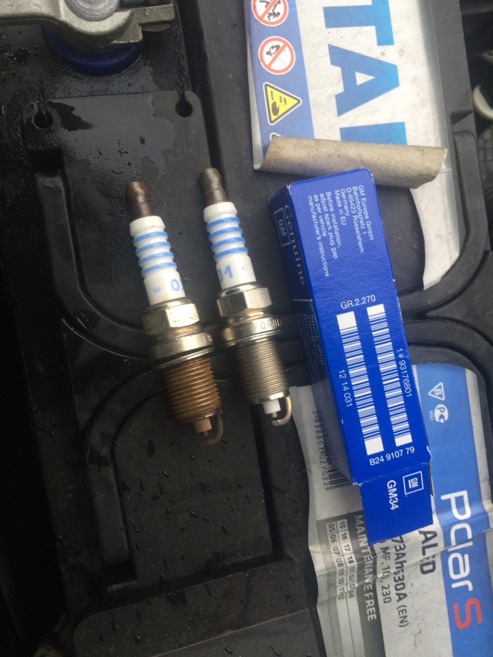 Замена свечей (запись для себя) — Opel Astra H, 1,8 л, 2010 года ...