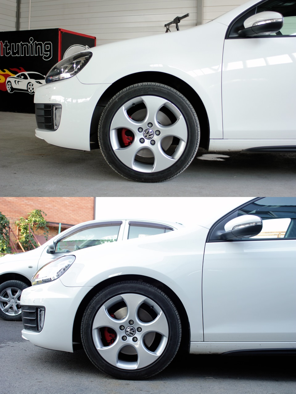 Установка саба и пружины Neuspeed — Volkswagen Golf GTI Mk6, 2 л, 2011 ...