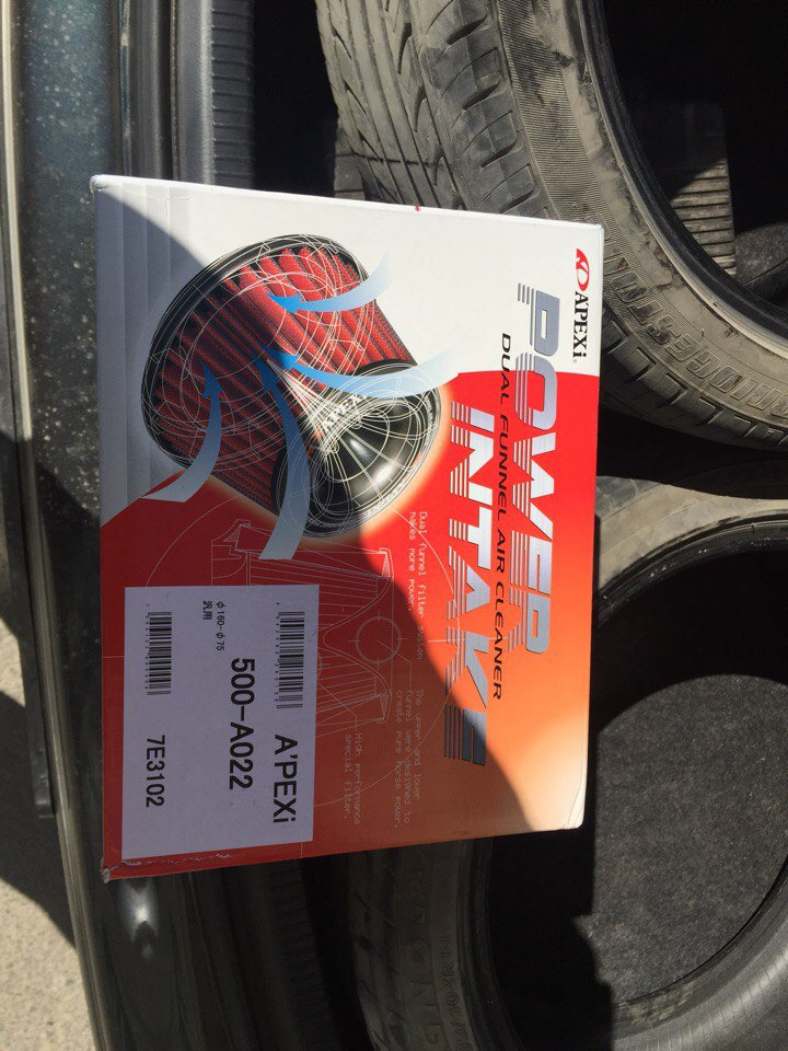 Воздушный фильтр Apexi — Toyota Mark II (100), 2,5 л, 2001 года | тюнинг | DRIVE2