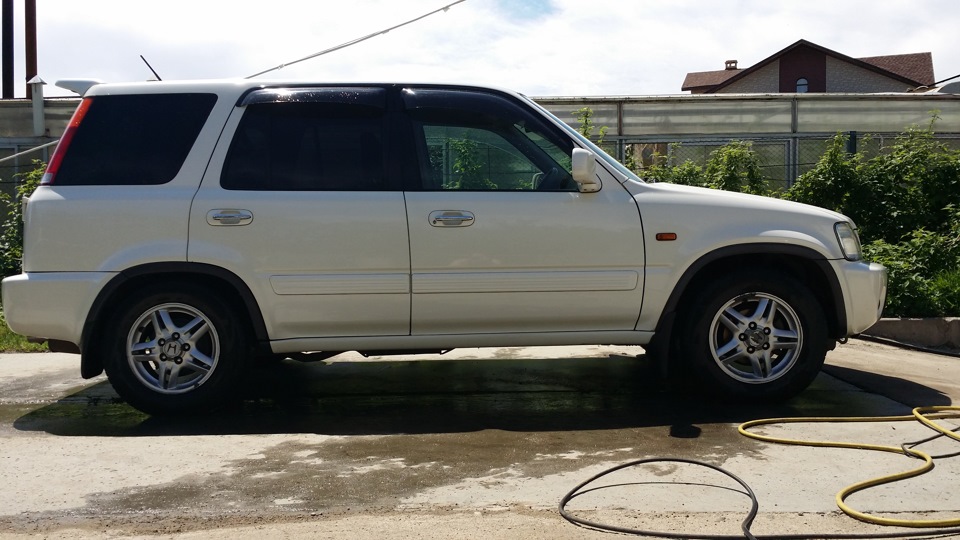 Установил стойки с цивика… жду предложенний и критики… — Honda CR-V (RD1/RD2), 2 л, 1999 года ...