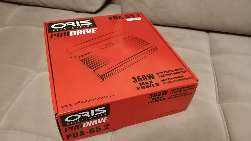 Усилитель Oris Electronics PDA-65.2 — Volkswagen Polo Sedan, 1,6 л, 2014 года | автозвук | DRIVE2