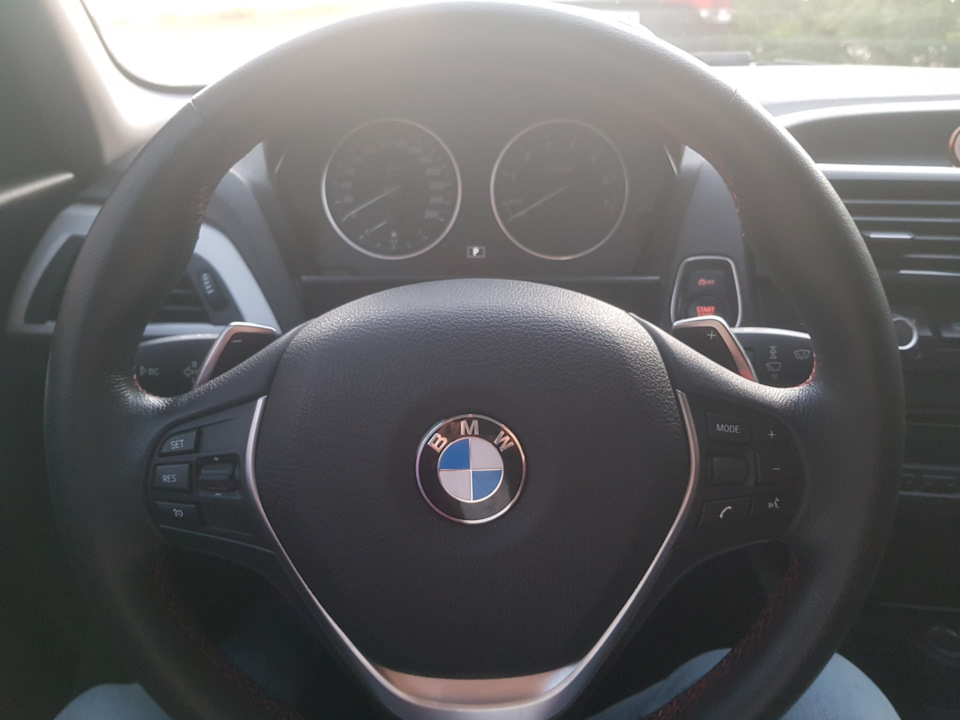Установка спорт руля — BMW 1 series (F20), 1,6 л, 2012 года | тюнинг ...