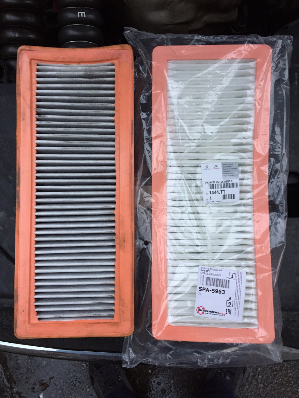 1444TT Фильтр воздушный Peugeot Citroen | Запчасти на DRIVE2