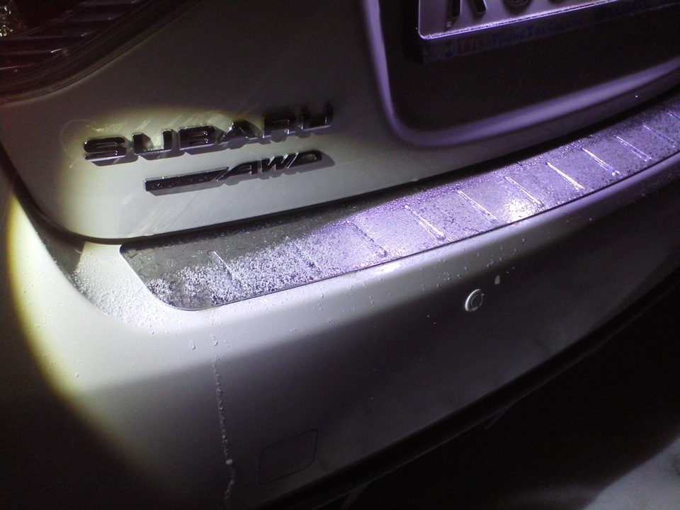 Накладка на бампер — Subaru Impreza XV, 2 л, 2011 года | аксессуары ...